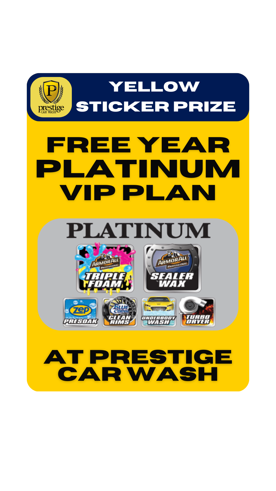 Car Wash Loyalty Program | Earn Rewards at Prestige Car Wash